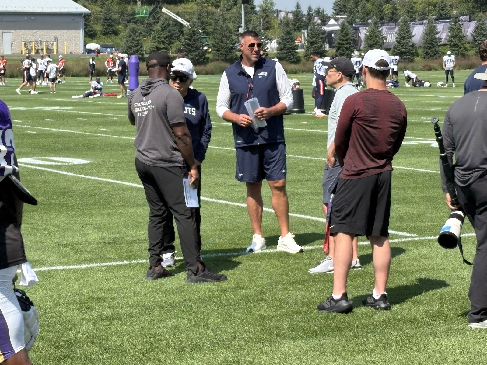 Patriots Camp Report 08.13.25: Maye, offense battle against Brian ...
