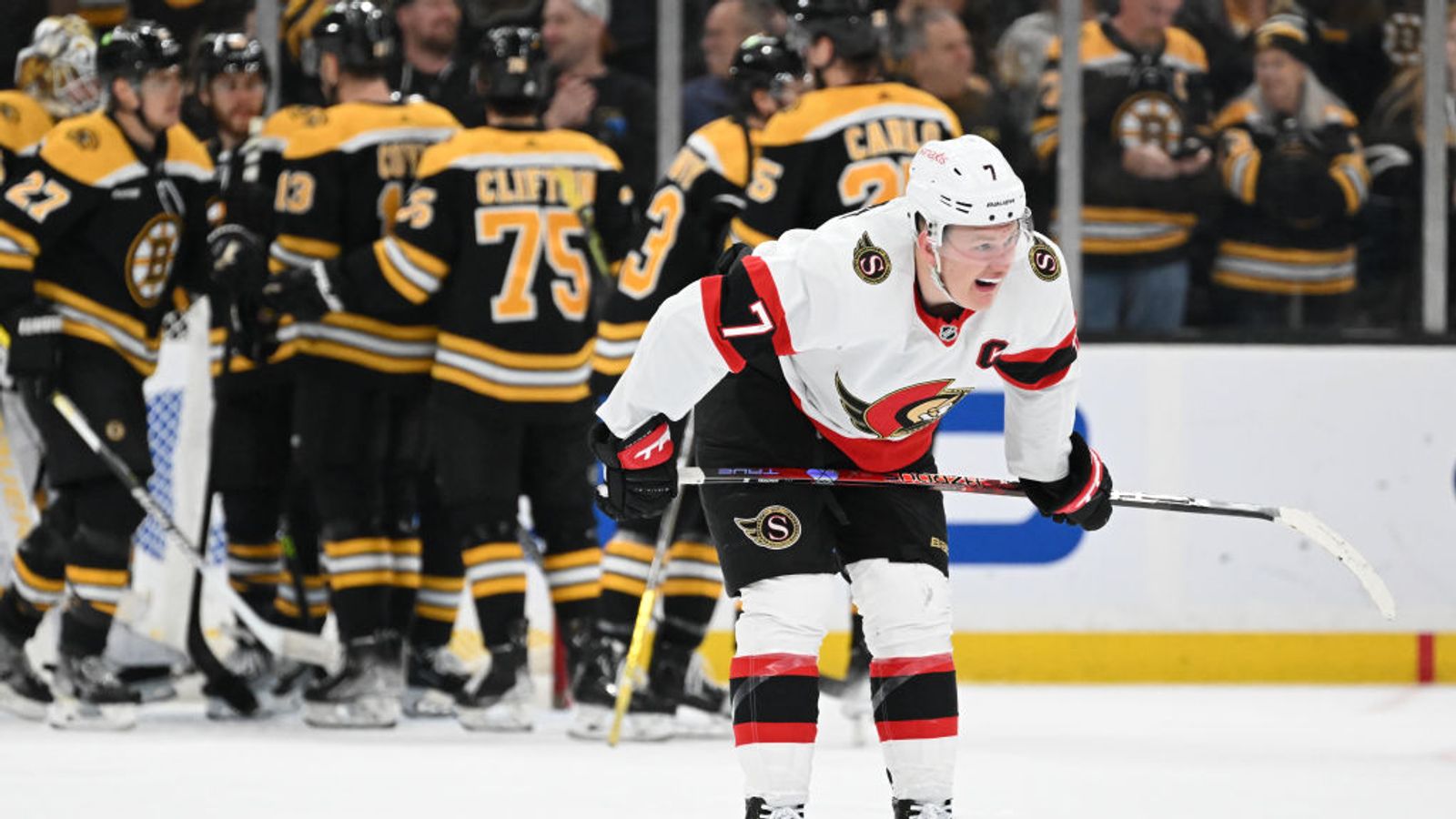 BSJ Game Report: Bruins 2, Senators 1 - B's hold on to beat desperate ...
