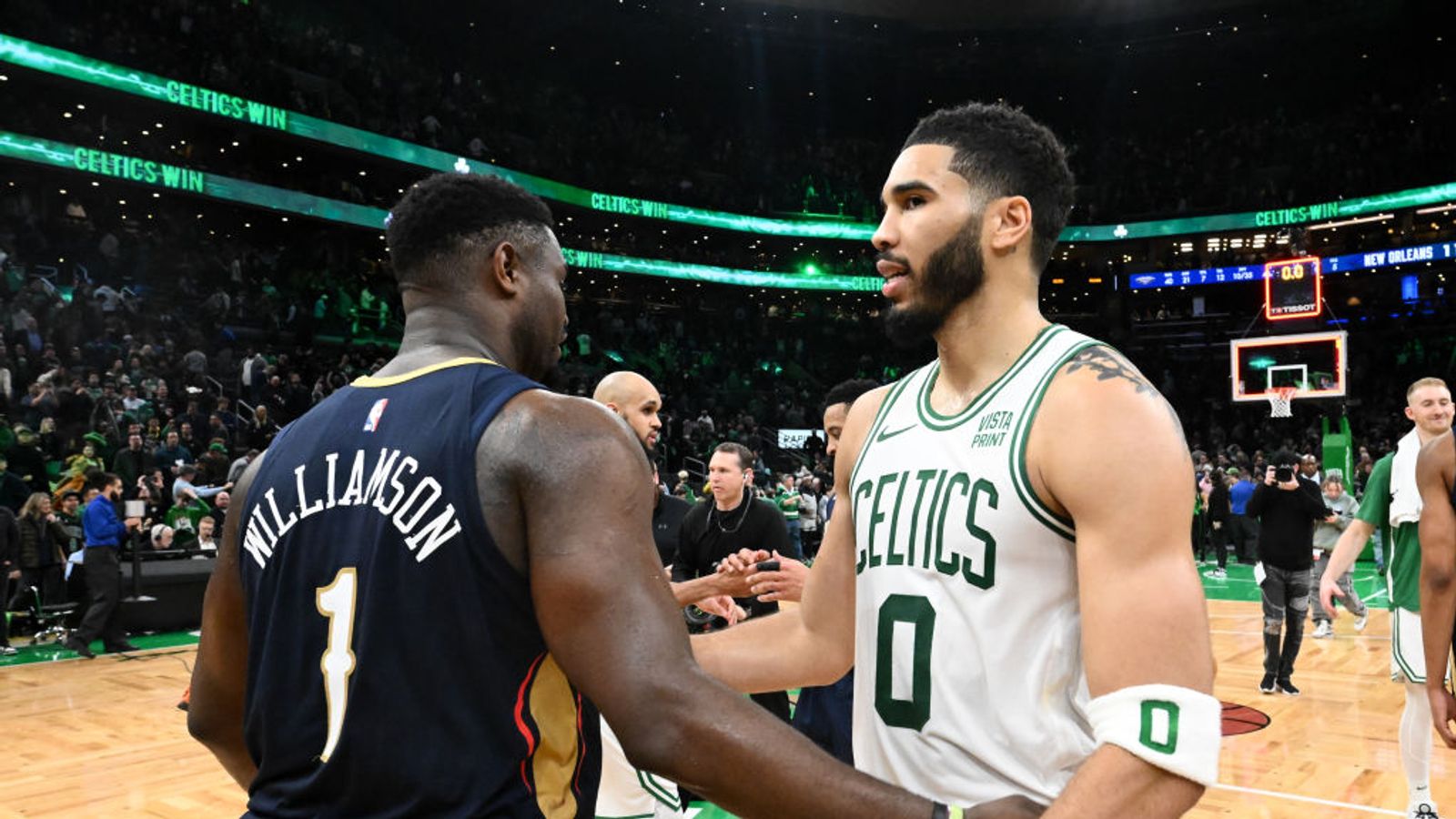 Coolbaugh: Zion Williamson, Jayson Tatum teaming up on Celtics makes ...