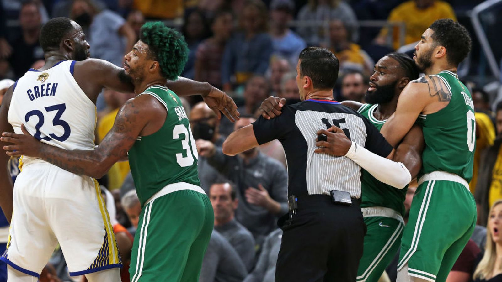 Dealing with Draymond: The Celtics need to avoid getting drawn into ...