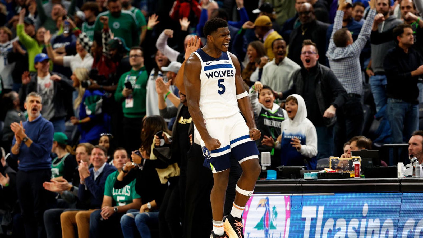 BSJ Game Report: Timberwolves 114, Celtics 109 - Anthony Edwards goes ...