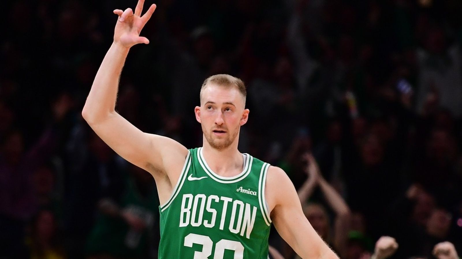 Sam Hauser overcomes cold start against Utah to join Boston's rapidly ...