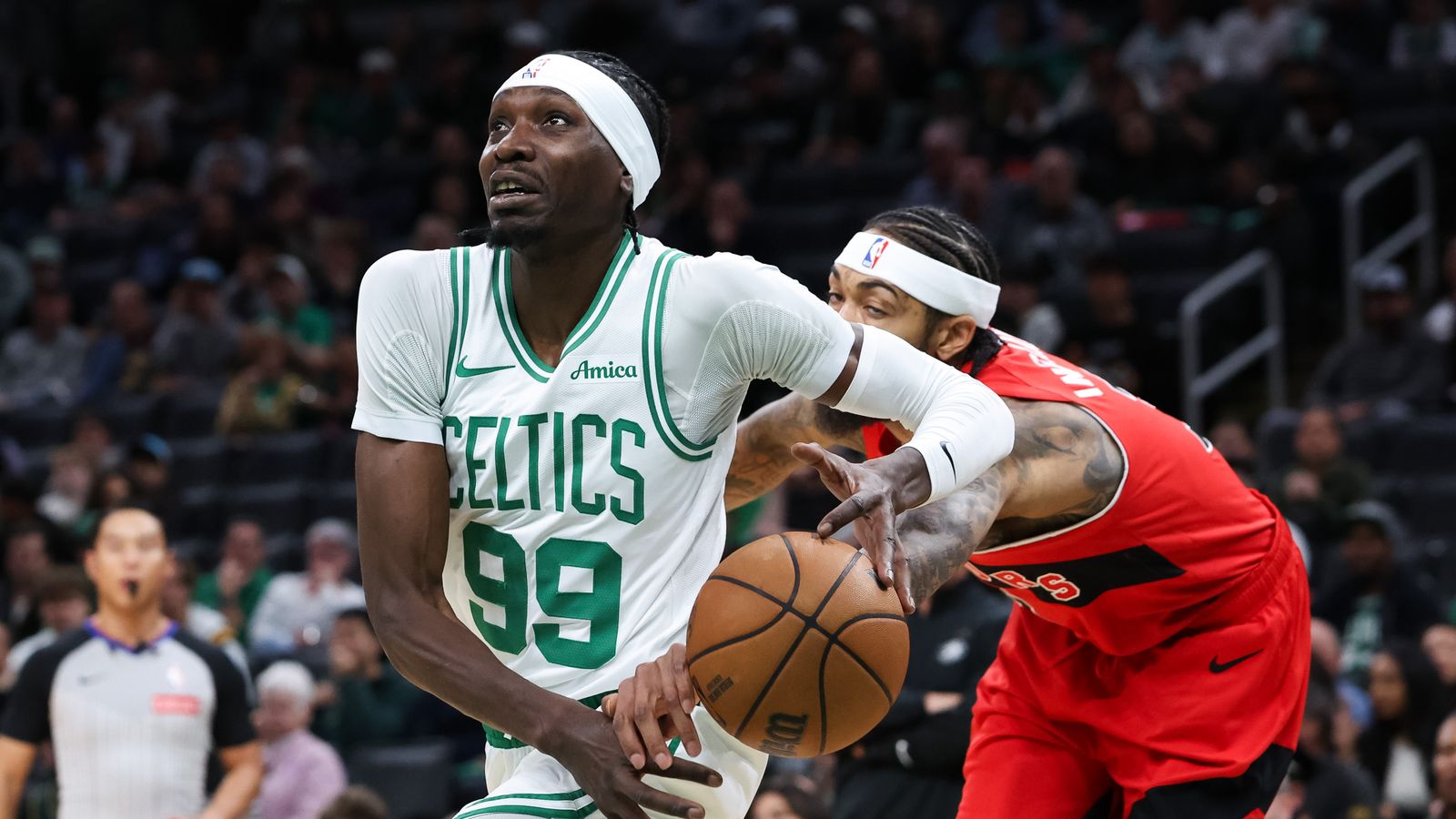 NBA Notebook: Chris Boucher brings hard-playing reputation from Raptors to Celtics