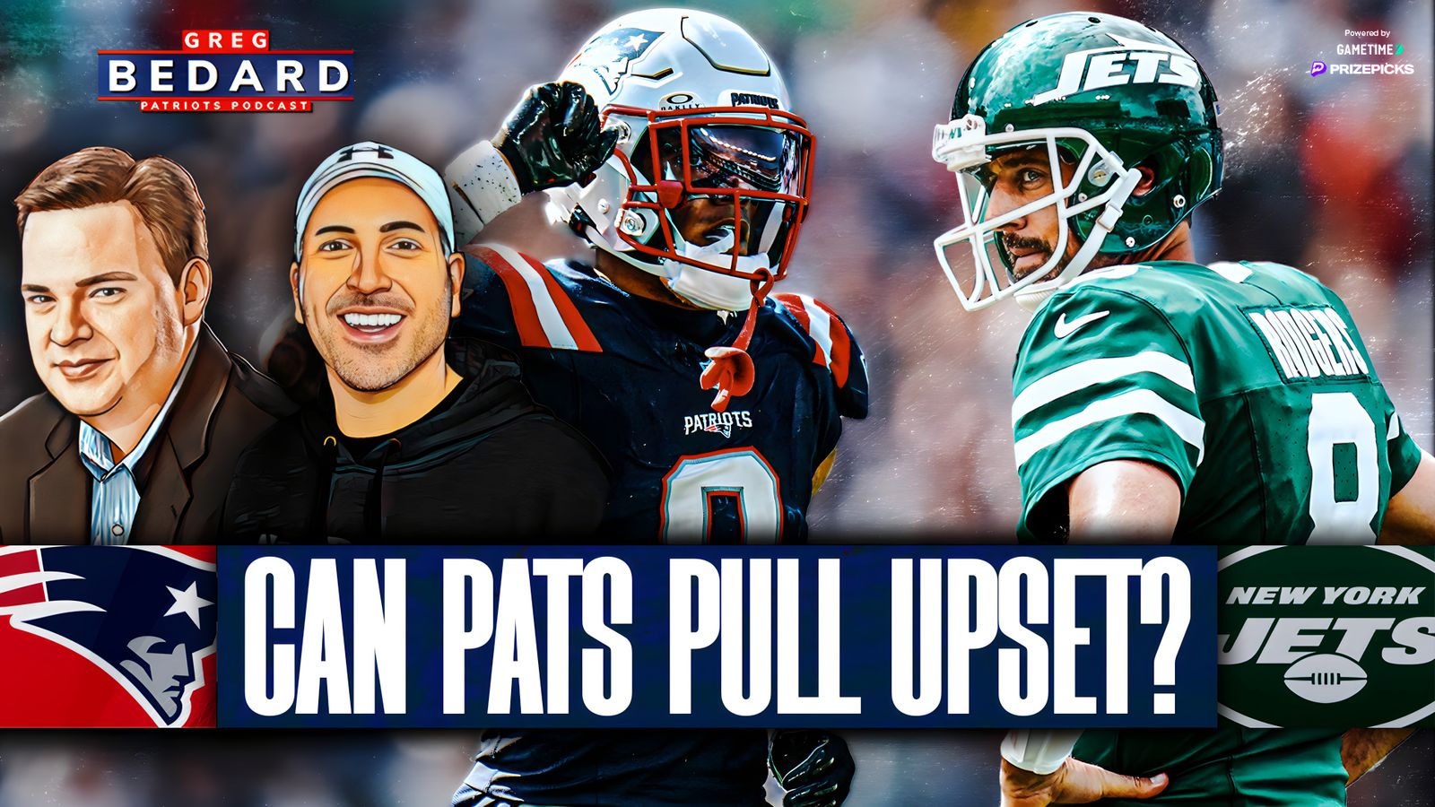 .@PrizePicks @Gametime Bedard Patriots Podcast: Can Patriots upset the Jets?