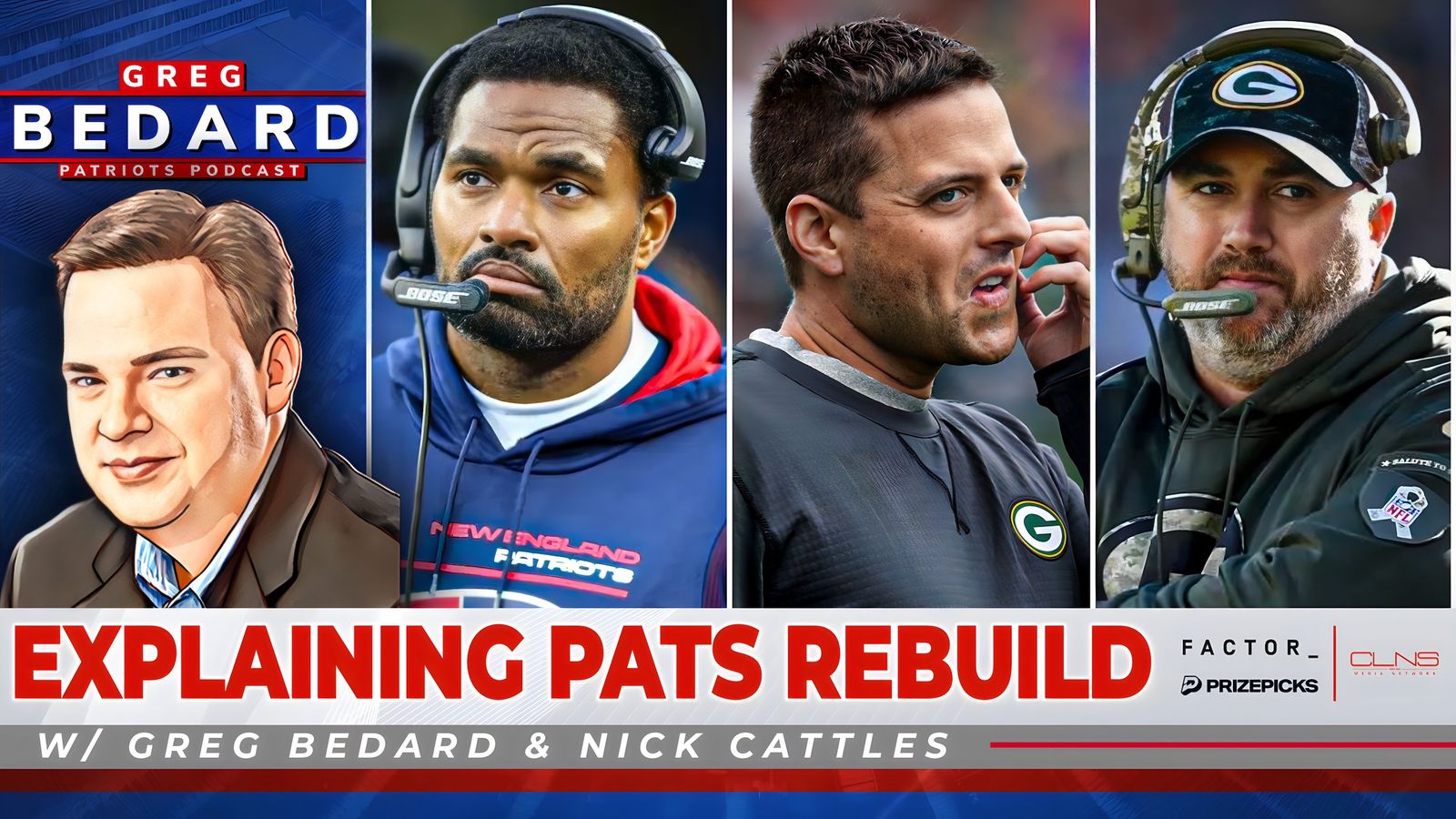 .@PrizePicks Bedard Patriots Pod: Veteran Packers writer Tom ...