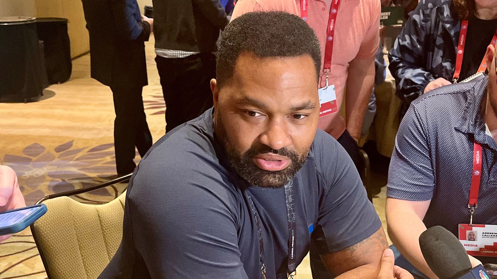 All of Jerod Mayo's comments from the NFL meetings - QBs, not burning ...