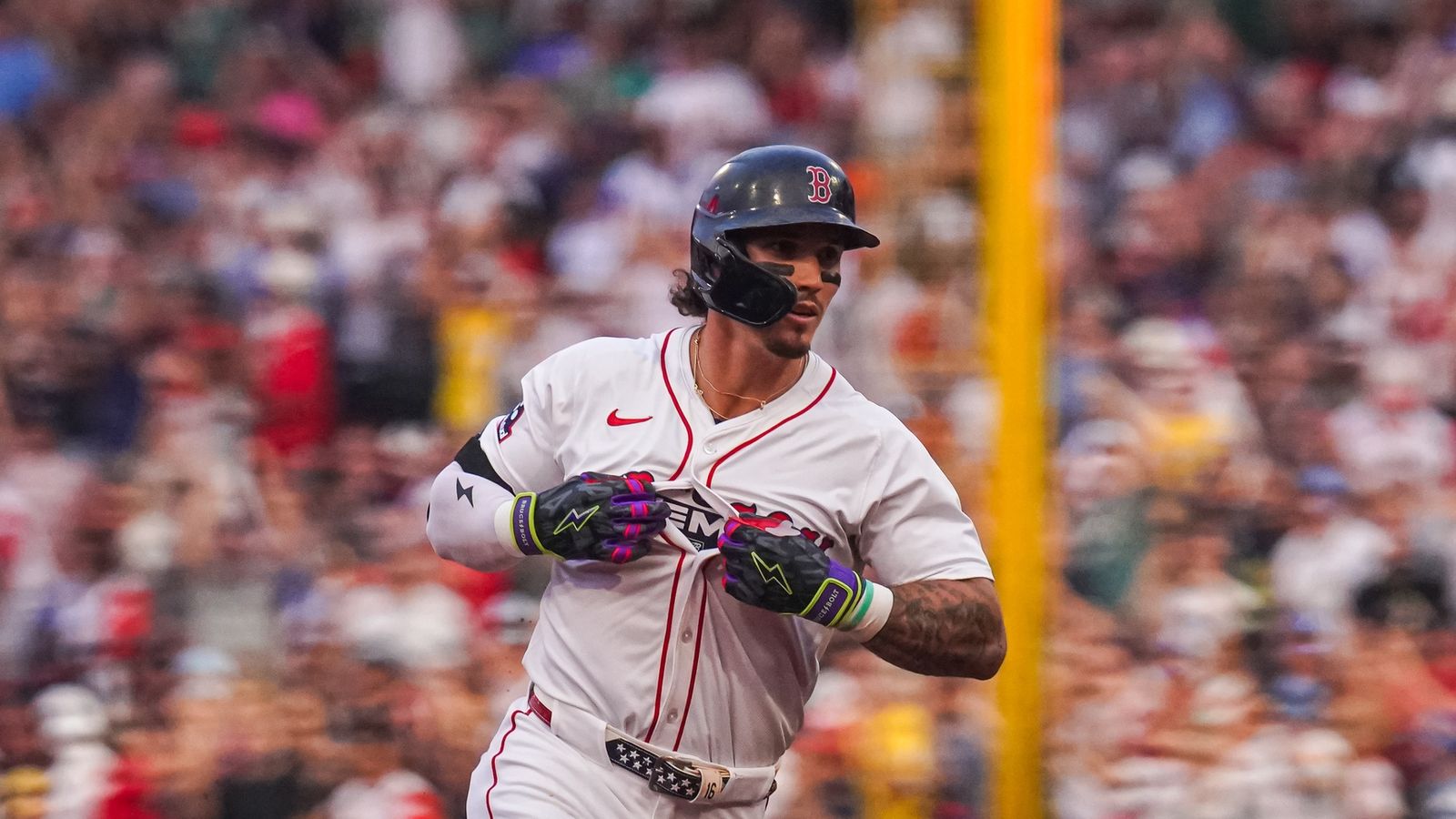 Jarren Duran’s 3-run blast leads surging Red Sox to sixth straight win ...