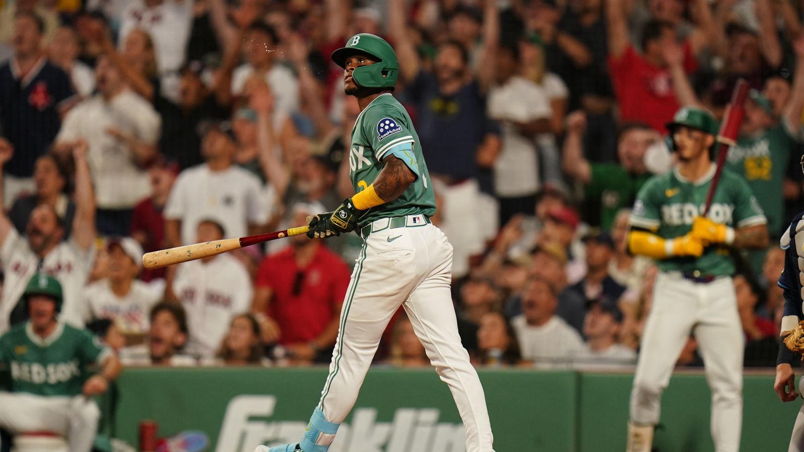 Ceddanne Rafaela creates pandemonium throughout Fenway Park with walk ...
