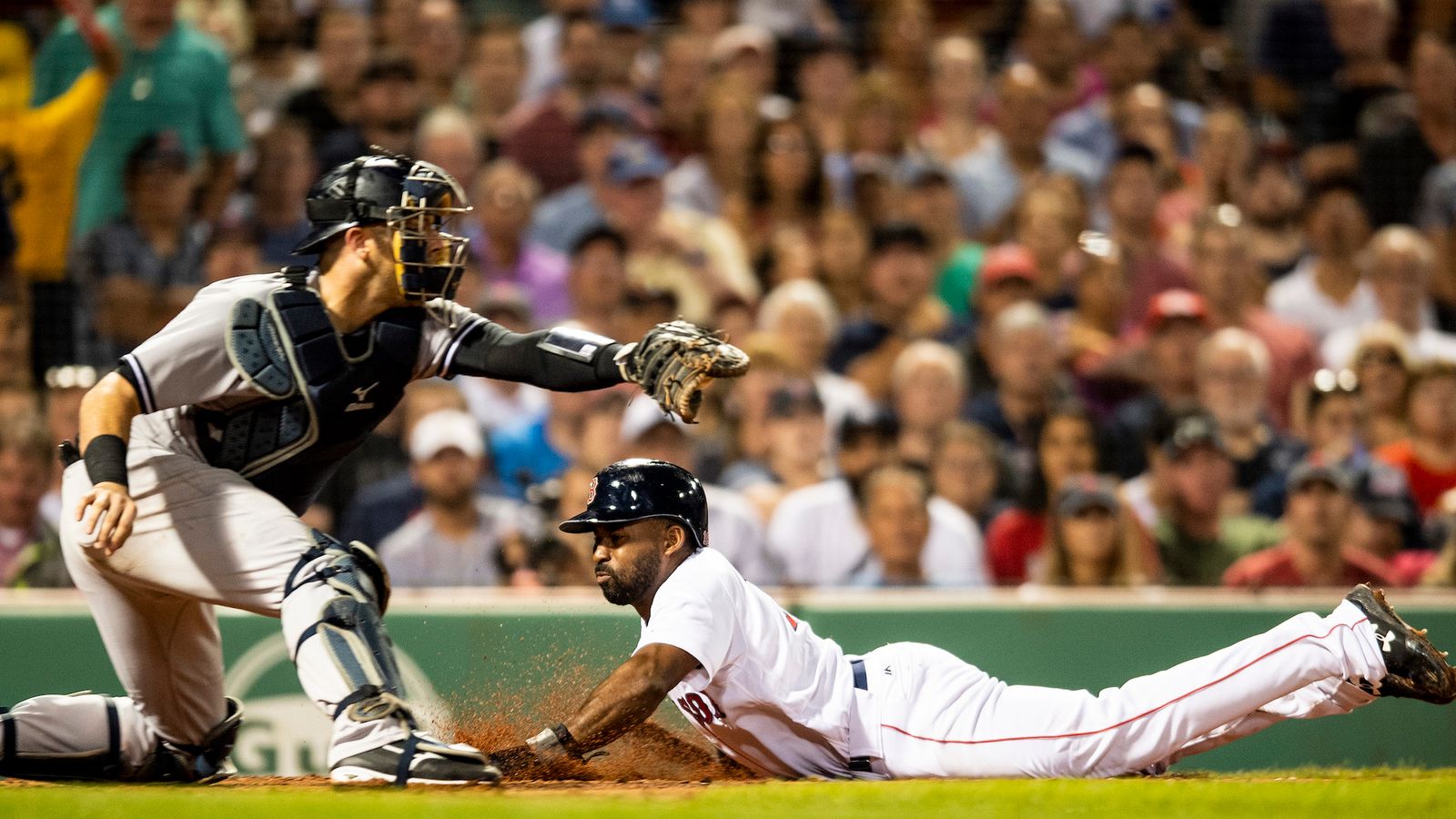BSJ Game Report: Red Sox 15, Yankees 7 - Bradley's mad dash sets stage ...