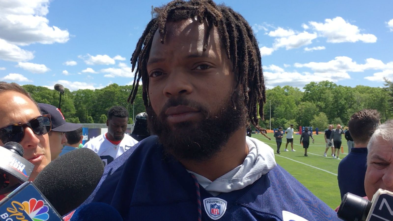 Video: Michael Bennett on joining Patriots, first impressions of New ...