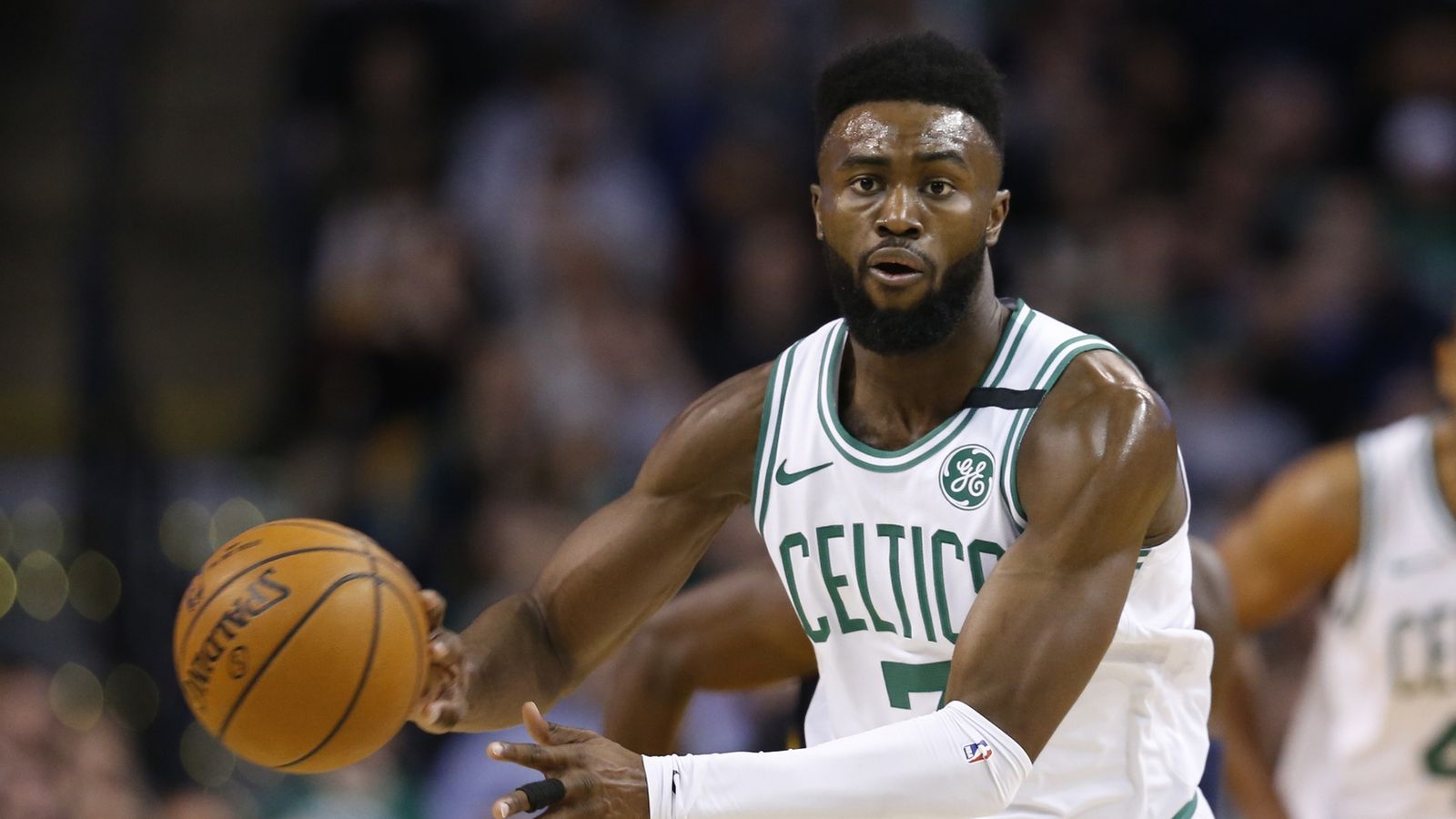 Jaylen Brown in concussion protocol after scary fall on dunk