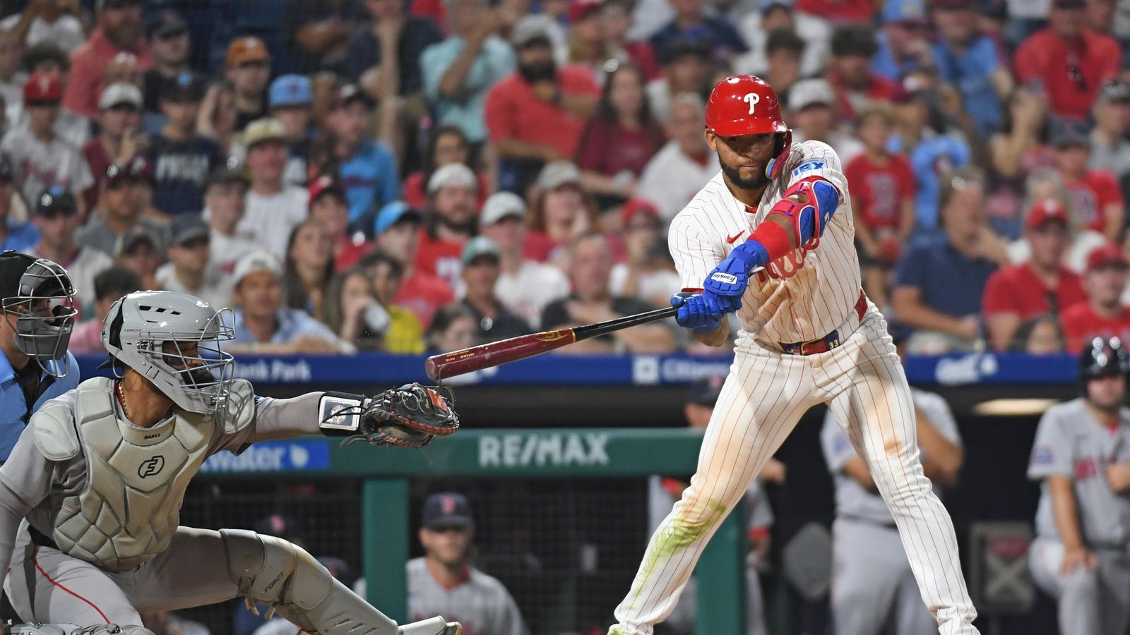 Final: Phillies 3, Red Sox 2 - Red Sox lose game in extras on catcher's ...